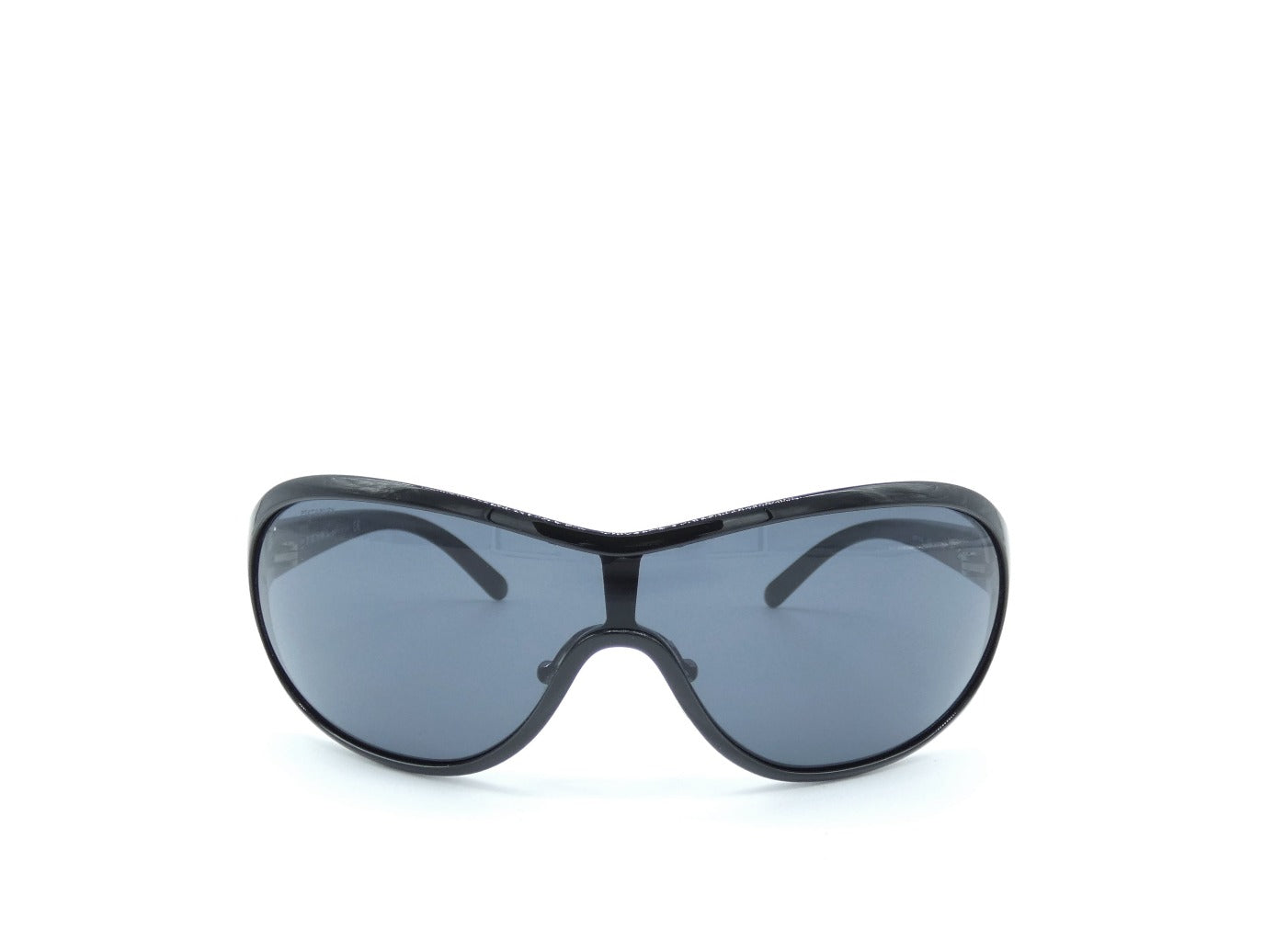 Prada Black and Silver Aviator Sunglasses SPR16G – Occhi Azzurri